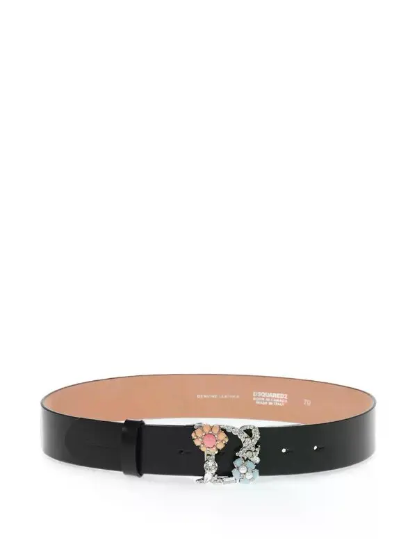 Dsquared2 Logo-embellished Leather Belt