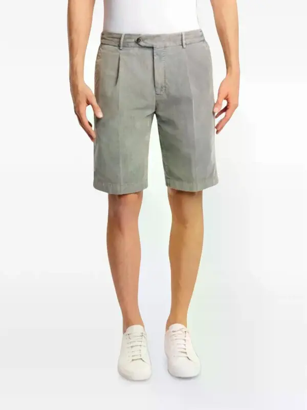 PT TORINO Pleated Shorts - Grey