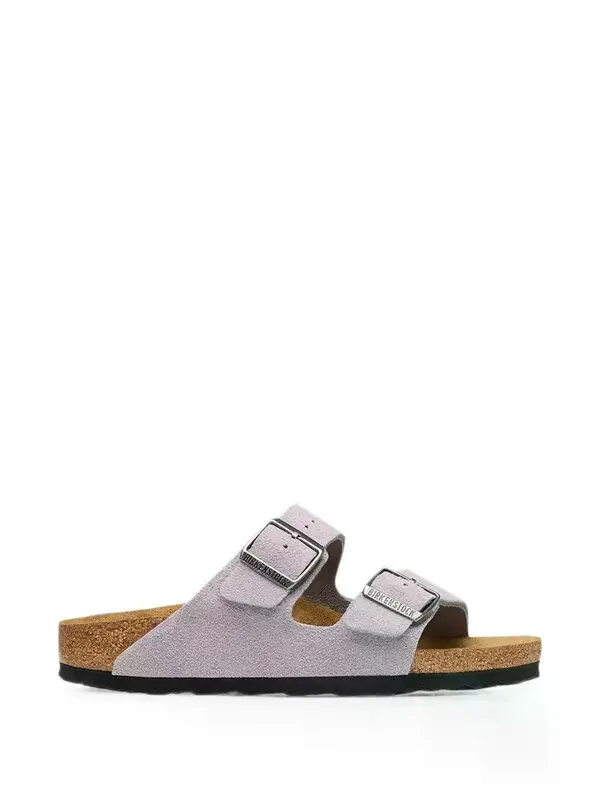 BIRKENSTOCK Arizona Buckle-fastening Suede Sandals - Purple