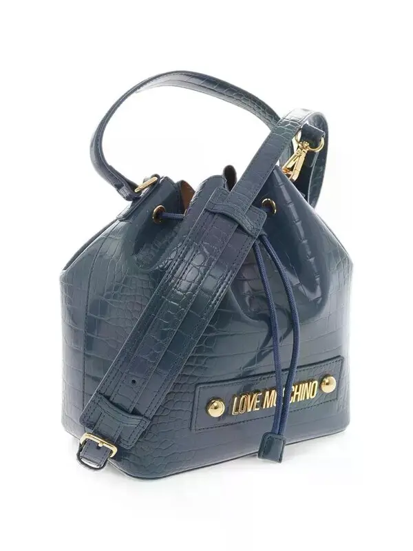 Moschino Logo-plaque Bucket Bag
