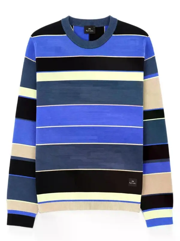 Paul Smith Striped Organic Cotton Sweater