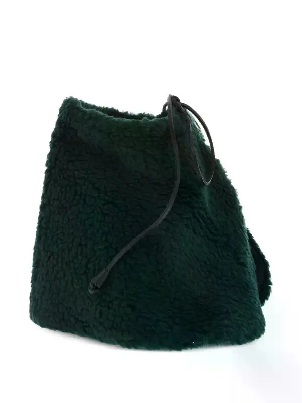 Dsquared2 Faux-shearling Drawstring Scarf