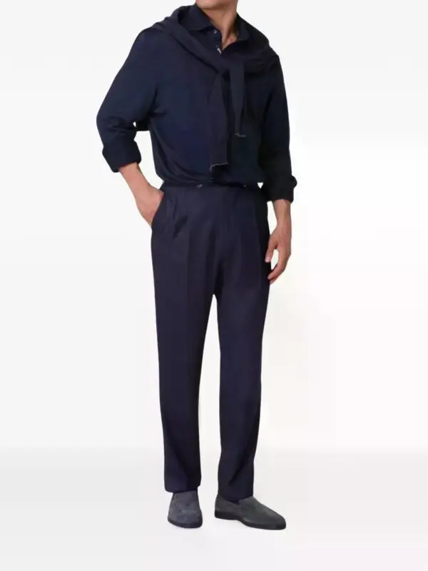 Brunello Cucinelli Long-sleeve Polo Shirt