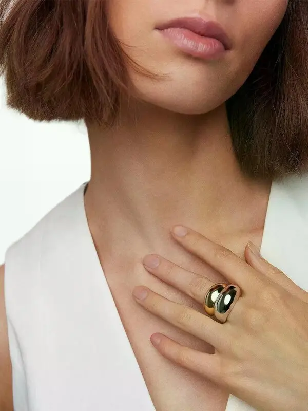 JENNIFER FISHER Chavez Two-tone Ring - Gold