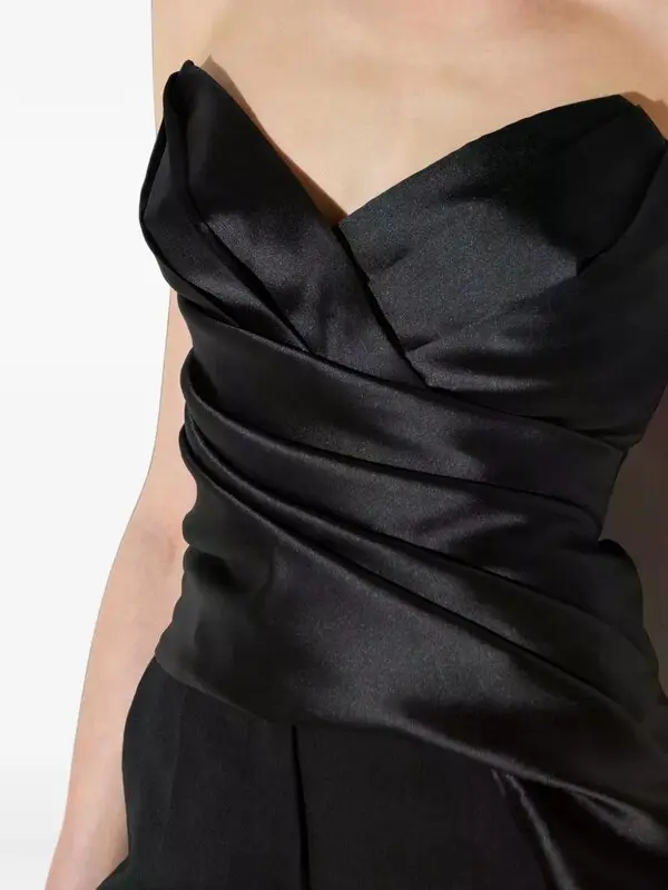 Elisabetta Franchi Gazar Off-the-shoulder Top With Tail-like Panel