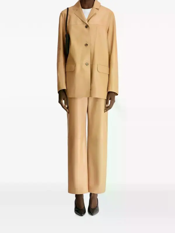 Loulou De Saison Nari Leather Jacket - Neutrals