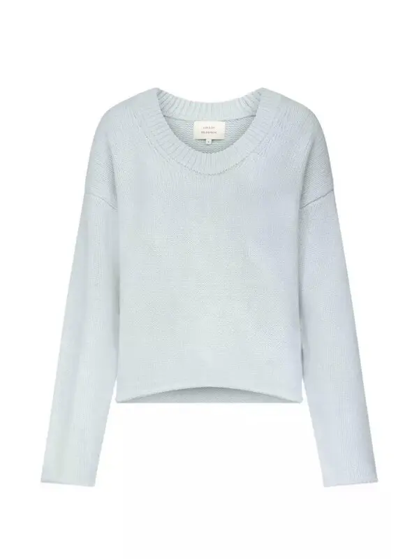 Loulou De Saison Derry Lds U-neck Cashmere Sweater - Blue