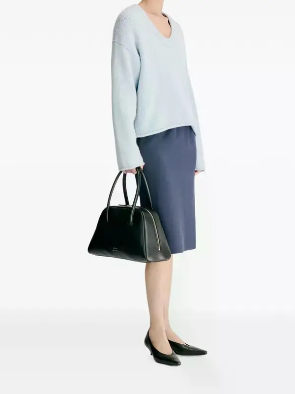 Loulou De Saison Derry U-neck Cashmere Sweater - Blue