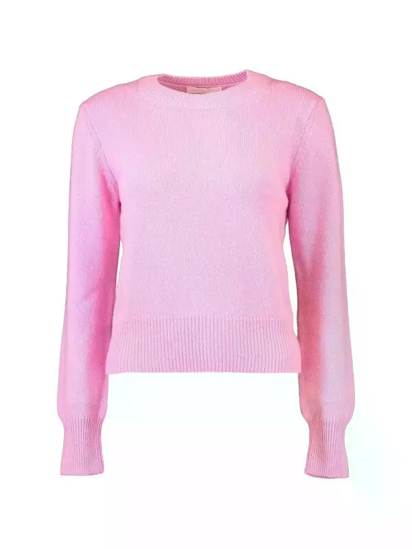 Misha Collection Cashmere Crew Neck Sweater - Pink