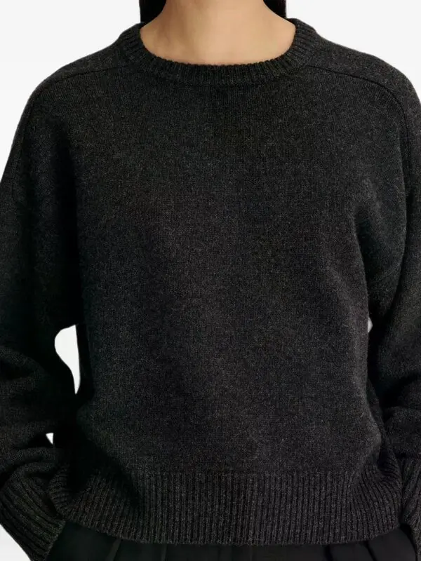 Loulou De Saison Breha Crew-neck Sweater - Grey