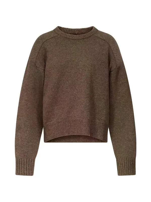 Loulou De Saison Breha Crew-neck Sweater - Brown