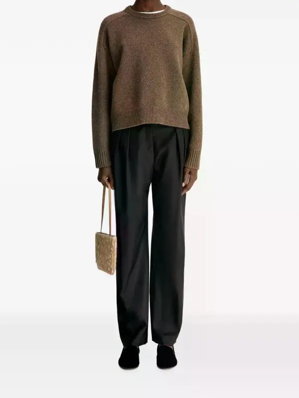 Loulou De Saison Breha Crew-neck Sweater - Brown
