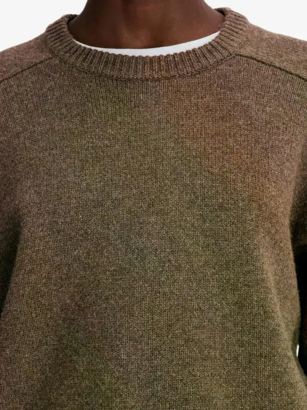 Loulou De Saison Breha Crew-neck Sweater - Brown