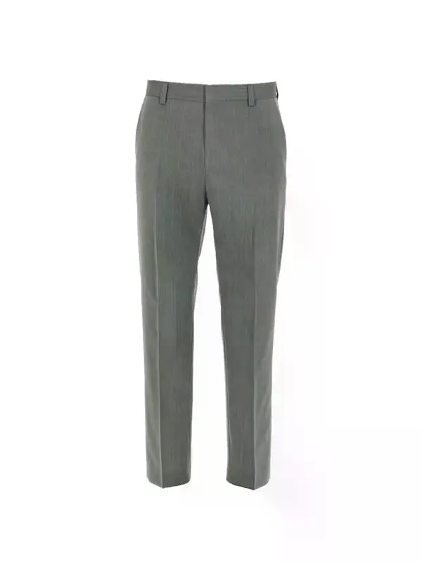 Hugo Tailored Pressed-crease Trousers - Grey