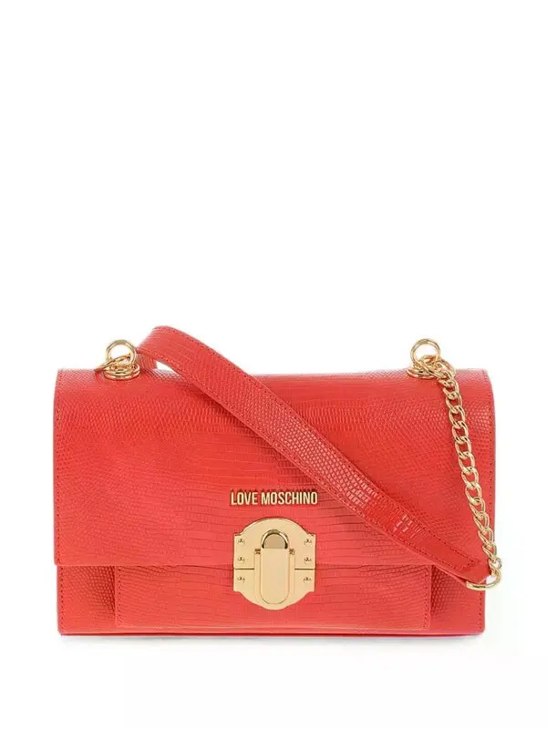Moschino Lizard-effect Shoulder Bag