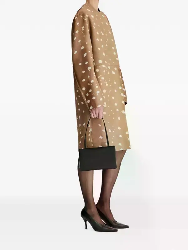 Loulou De Saison Liza Printed Leather Coat