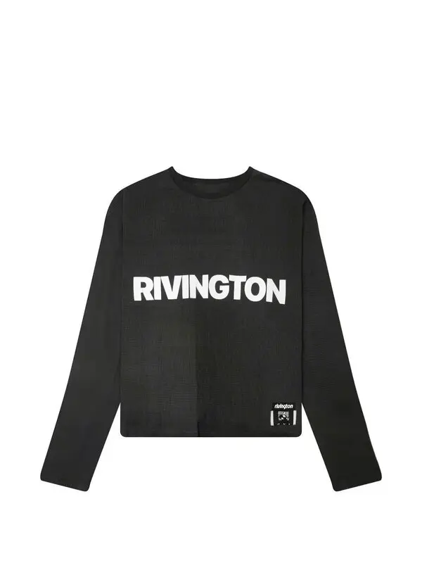 RIVINGTON ROI REBIS Anti Death Graphic-print Sweater - Black