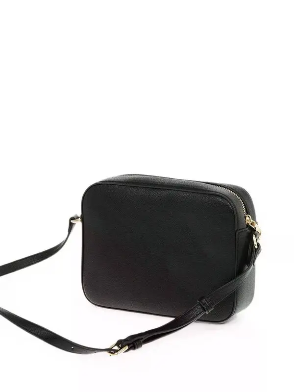 Moschino Love Logo-plaque Crossbody Bag - Black