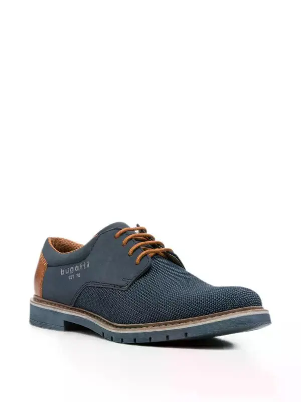 BUGATTI Panelled Lace-up Derby Shoes