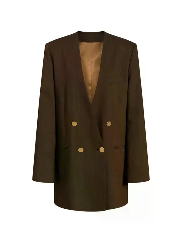 Alberta Ferretti Button Double-breasted Blazer