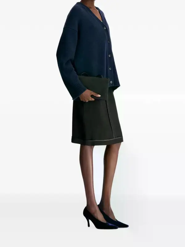 Loulou De Saison Duca V-neck Oversized Cardigan - Blue