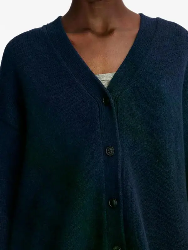 Loulou De Saison Duca V-neck Oversized Cardigan - Blue