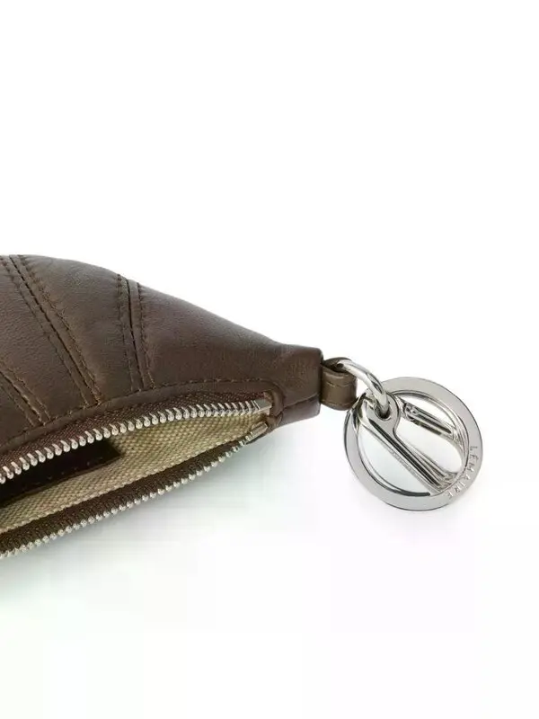 LEMAIRE Mini Croissant Keyring In Leather