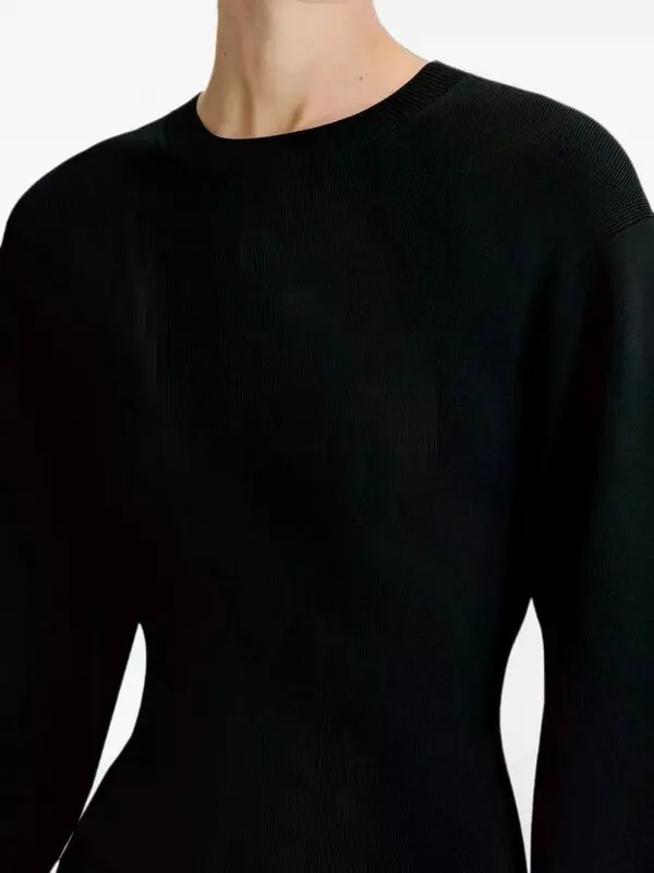 Loulou De Saison Elena Knitted Long-sleeve Dress