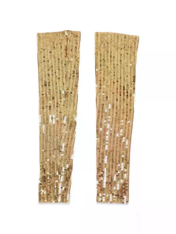 Dsquared2 Sequin Embellished Sleeves - Gold