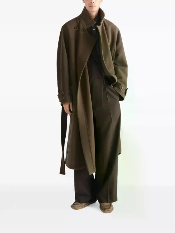 LEMAIRE Double-faced Wool Wrap Coat
