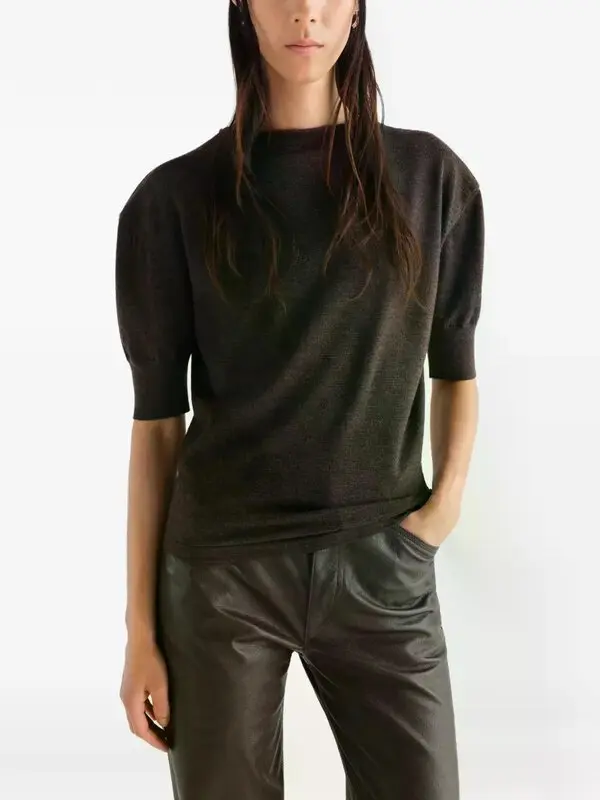 LEMAIRE Short-sleeve Merino Wool Sweater