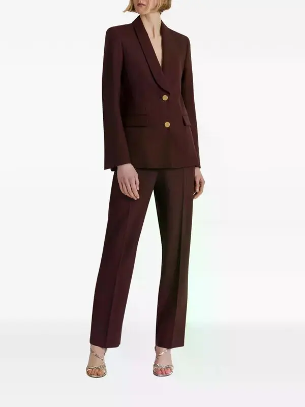 Alberta Ferretti Shawl-lapel Button-up Blazer