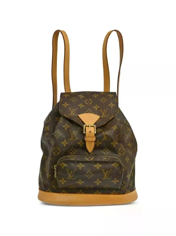 LOUIS VUITTON Monogram Montsouris Mm Backpack - Brown