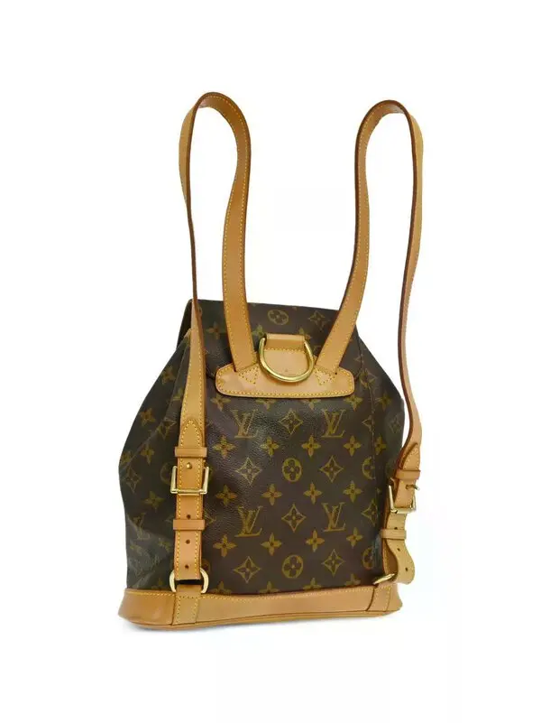LOUIS VUITTON Monogram Montsouris Mm Backpack - Brown