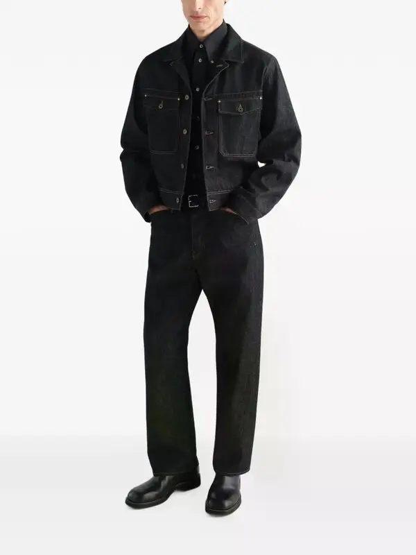 LEMAIRE Trucker Jacket In Slate Denim