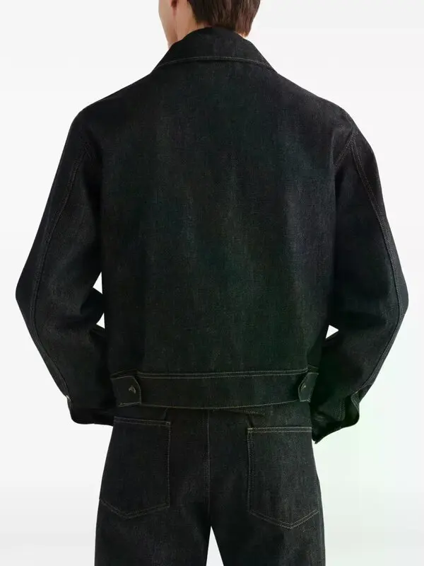 LEMAIRE Trucker Jacket In Slate Denim