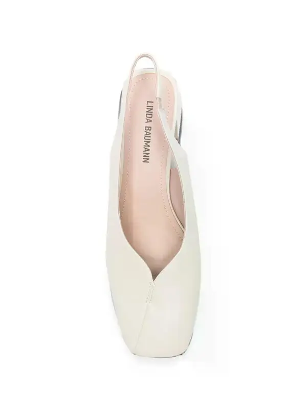 LINDA BAUMANN Slingback Block-heel Pumps