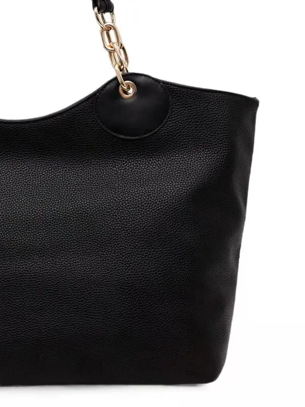 Liu Jo Pebbled-effect Tote Bag With Logo Plaque