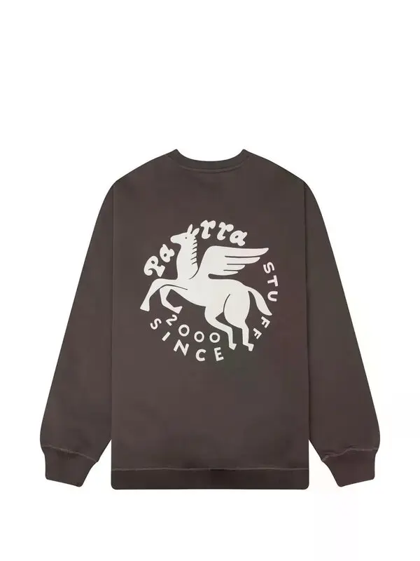 PARRA Since 2000" Pegasus Print Crewneck Sweatshirt