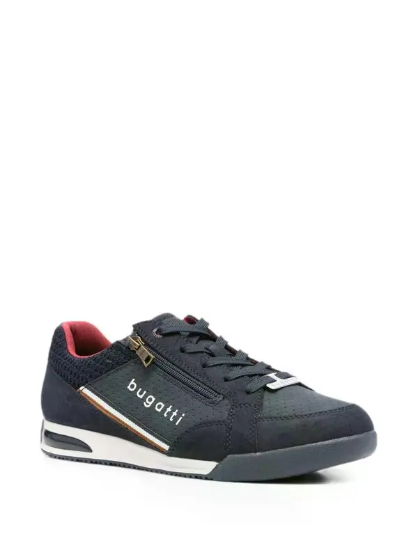 BUGATTI Logo Print Zip Detail Sneakers
