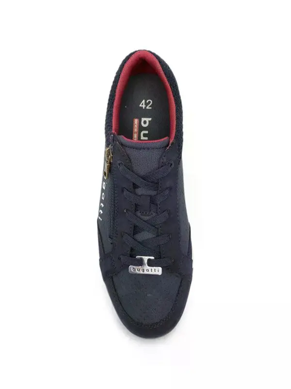 BUGATTI Logo Print Zip Detail Sneakers