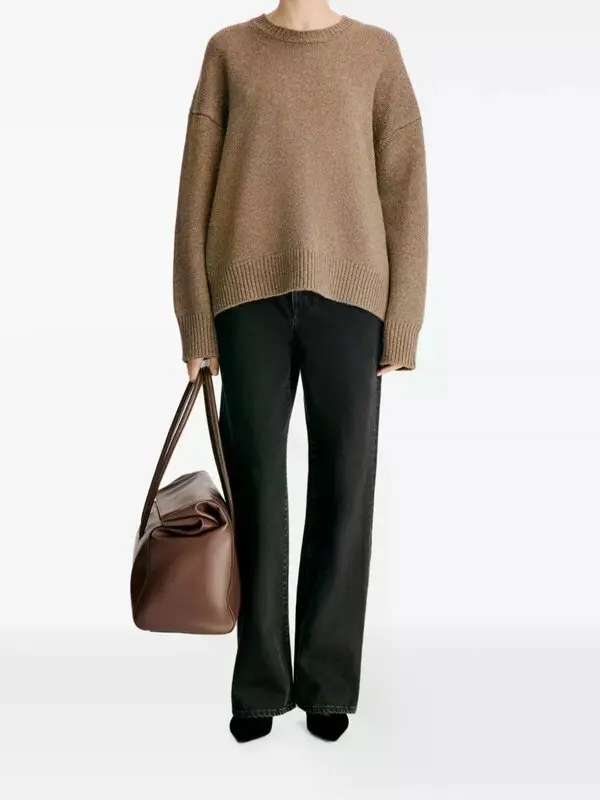 Loulou De Saison Oversized Cashmere Sweater - Brown