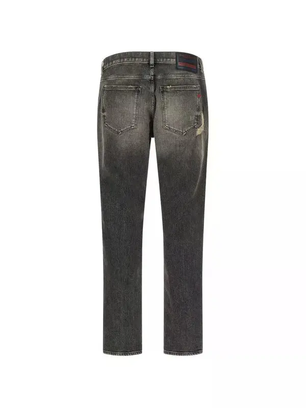 DIESEL® D-strukt Destroyed-effect Jeans - Grey