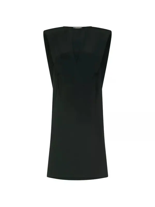 Loulou De Saison Lio Darted Mini Dress - Black