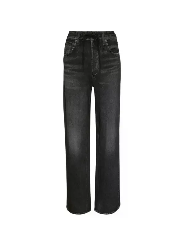 Rag & Bone Miramar Drawcord Jeans - Black