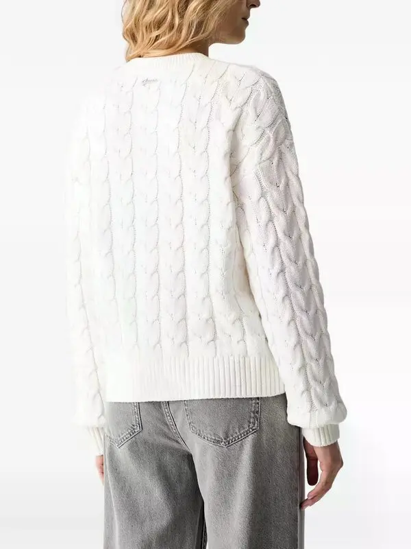 Guess Rhinestone Embellished Sweater