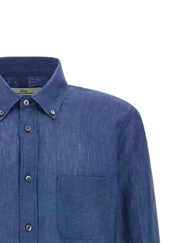 RIVIERA Button-down Linen Shirt