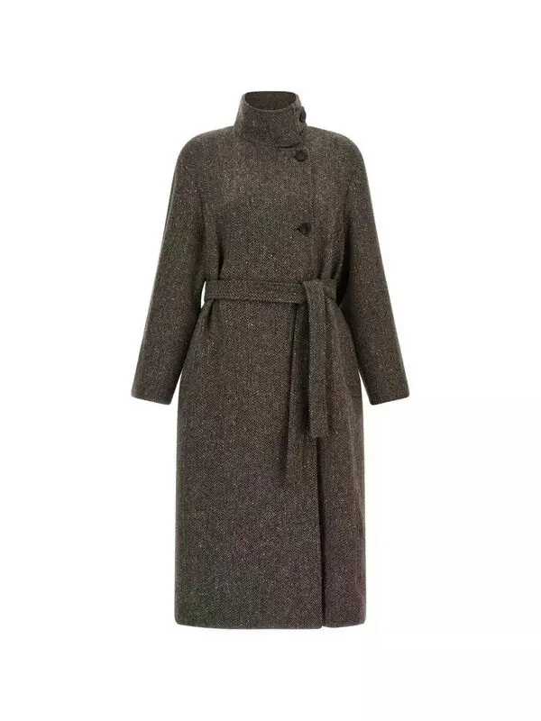Brunello Cucinelli Sparkling Chevron-pattern Coat