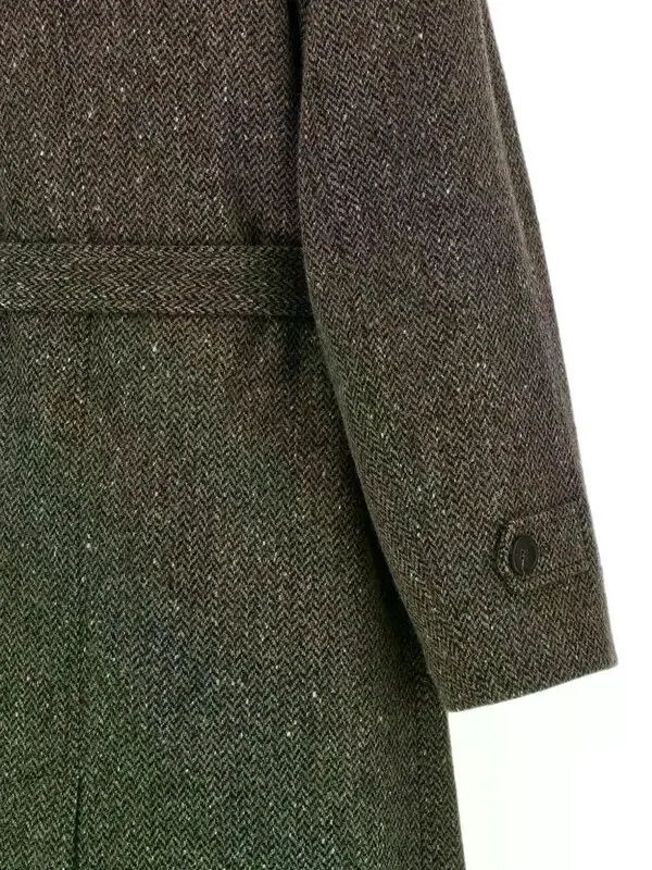 Brunello Cucinelli Sparkling Chevron-pattern Coat