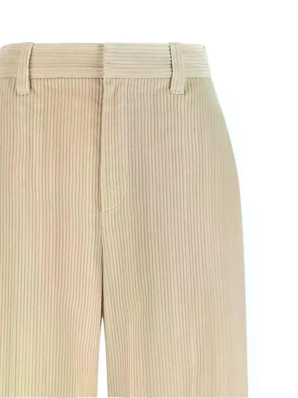 Brunello Cucinelli Monile Corduroy Wide-leg Trousers - Neutrals